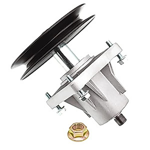 G.Times Outdoor Power Spindle Assembly Replace 918-0660B 618-04137 618-0625B 618-0990B 918-04137 918-0625B with Mounting Screws and Blade Mounting nut, Mounting Holes are Threaded