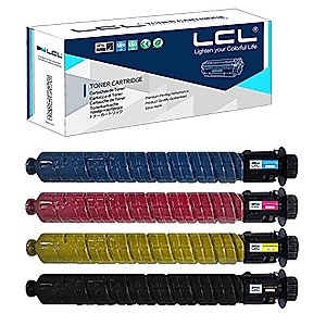LCL Compatible Toner Cartridge Replacement for Ricoh 841918 841921 841920 841919 MP C2503 C2503H C2504 C2003 C2004 (4-Pack KCMY)