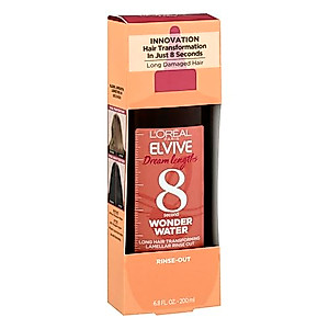 L'Oreal Paris Elvive Dream Lengths 8 Second Wonder Water Detangling Lamellar Rinse Out, 6.8 Ounce