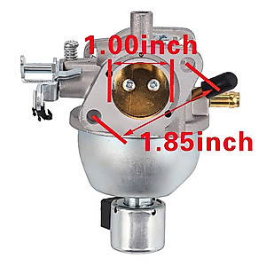 HONEYRAIN 847395 Carburetor for BS 846280 808725 846944 350772-0045-01 350772-0102-01 350776-0046-02 350777-0034-01 JD LT-166 16 HP Vanguard Engine Replace BS-846280 BS-807906