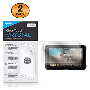 BoxWave Screen Protector for Atomos Ninja V (Screen Protector ClearTouch Crystal (2-Pack), HD Film Skin - Shields from Scratches for Atomos Ninja V