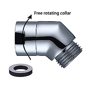 G-Sunny Handhold Shower Elbow Adapter Shower Head Elbow Adapter (135degree)