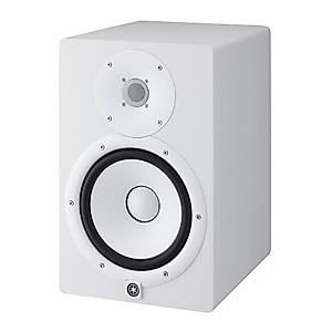 YAMAHA HS8 8-Inch Powered Studio Monitor (White, 2-Pack) Bundle (2 Items)