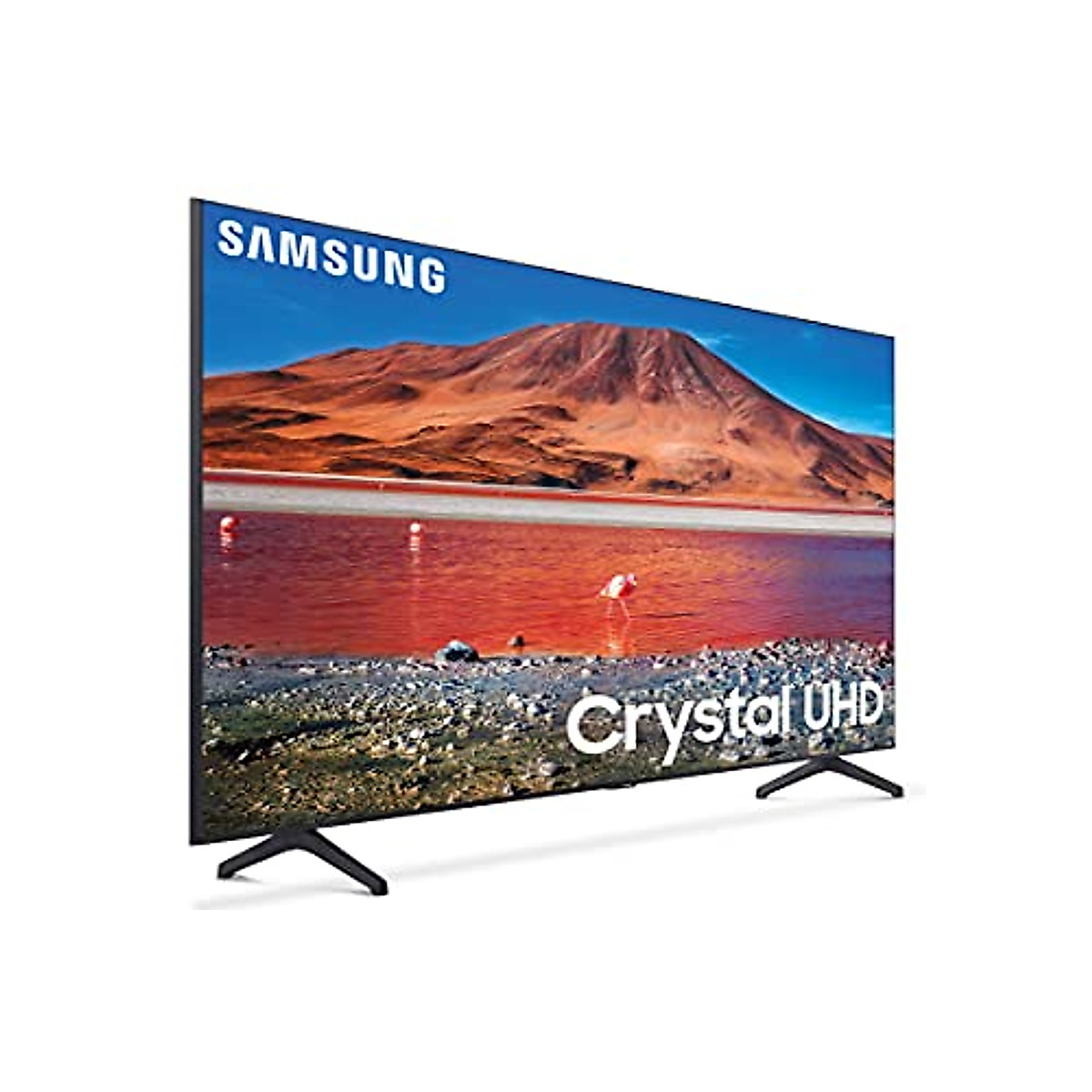 SAMSUNG 60-inch Class Crystal UHD TU7000 Series - 4K UHD HDR Smart TV UN60TU7000FXZA, 2021 Model