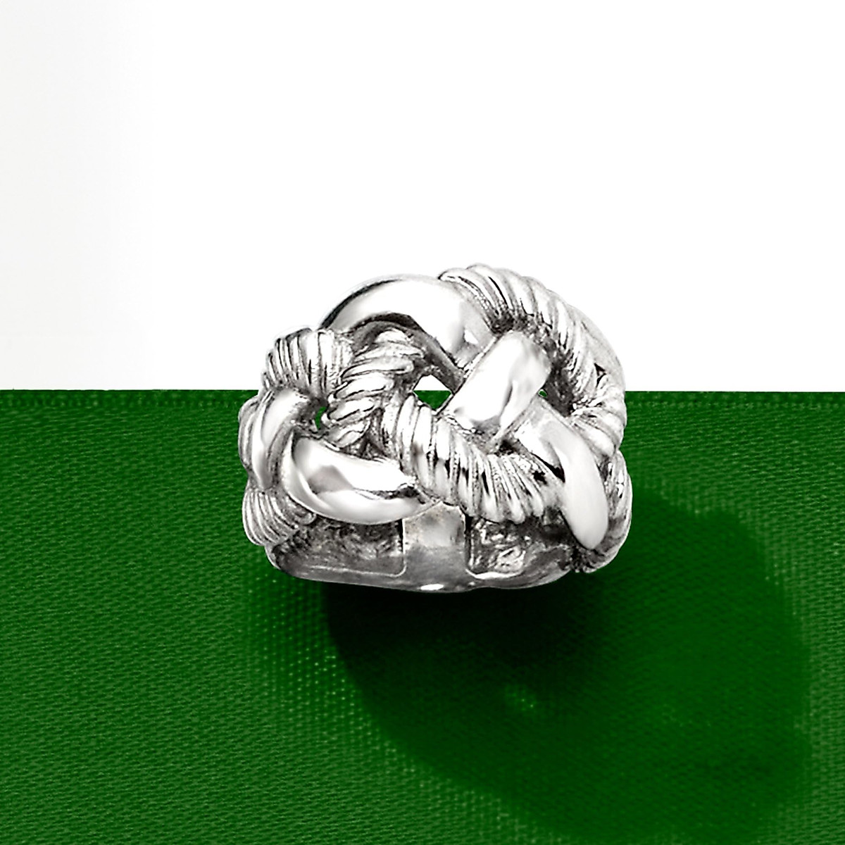 Ross-Simons Italian Sterling Roped Ring