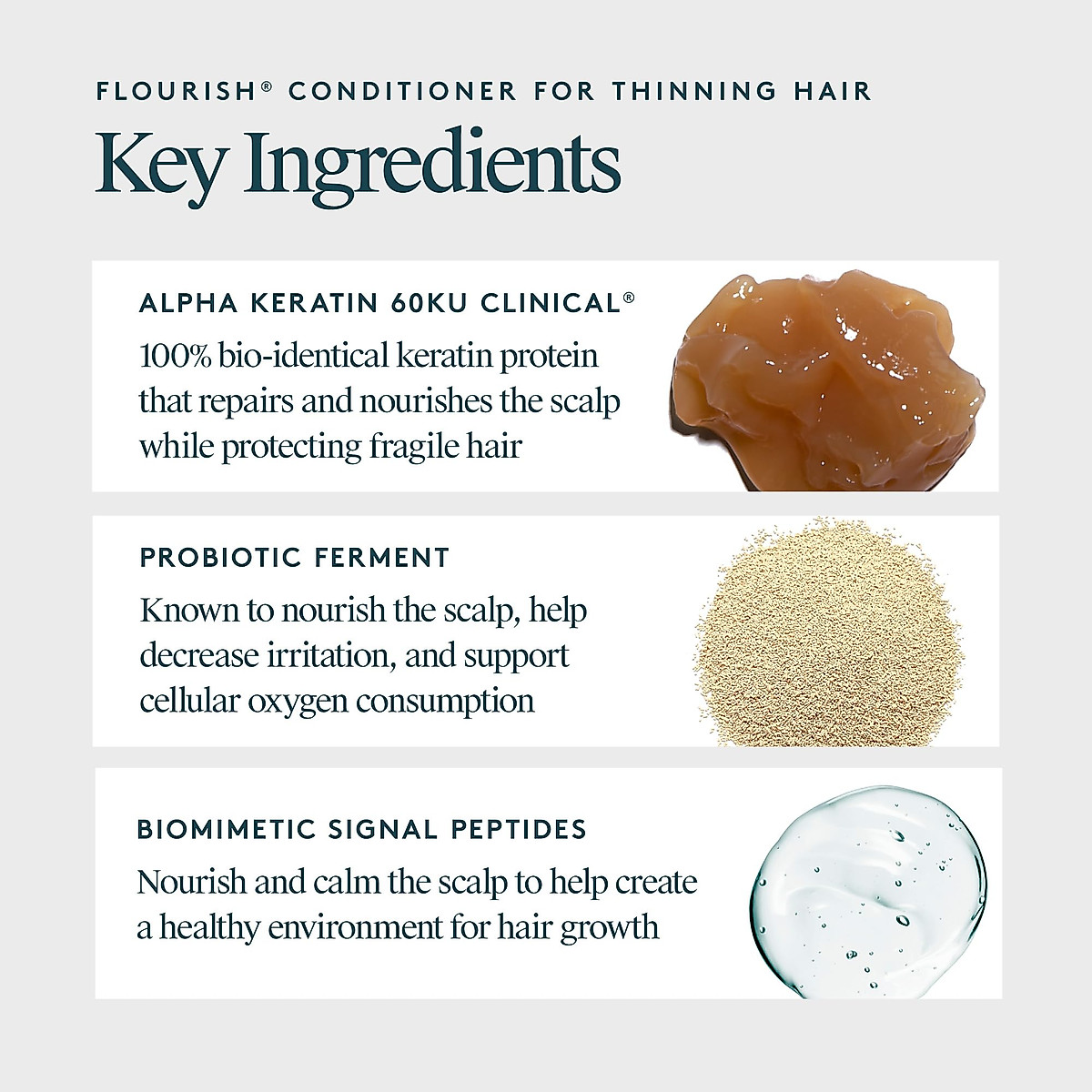 VIRTUE Flourish Conditioner for Fine or Thinning Hair, Sulfate Free Hair Growth Product, Detangles and Thickens, Color Safe