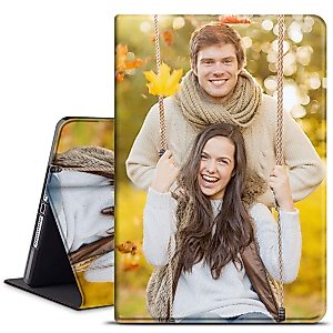 KEAECIZ Personalized Custom Photo Case for iPad 10th Generation Case 2022, Microfiber Lining Soft TPU Back Case for iPad 10.9 inch with Auto Sleep/Wake Smart Leather Cover
