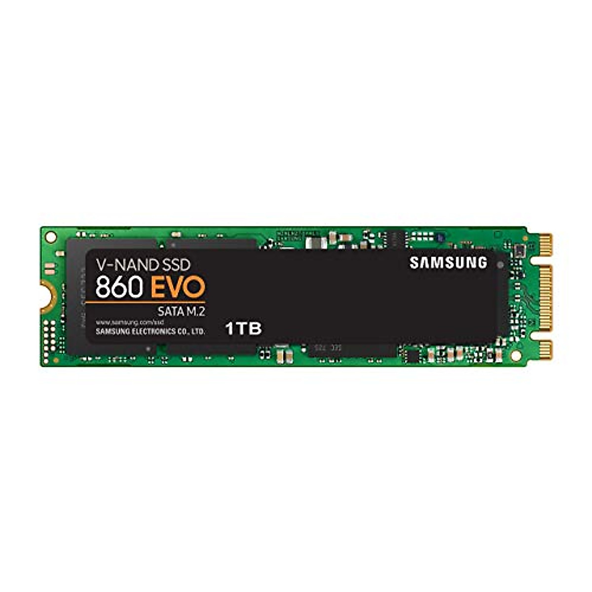 SAMSUNG 860 EVO SSD 1TB - M.2 SATA Internal Solid State Drive with V-NAND Technology (MZ-N6E1T0BW)