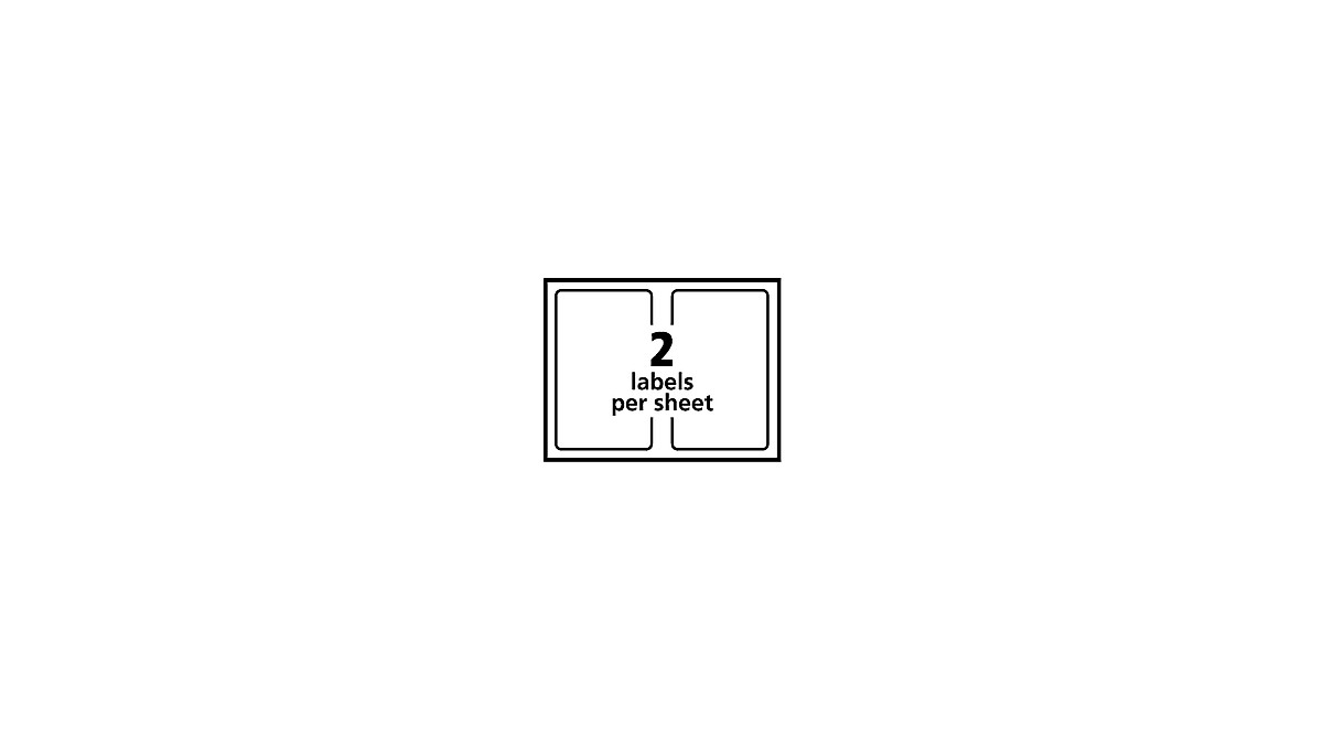 Avery 5126 Shipping Labels - Durable & Customizable for Bulk Mailing