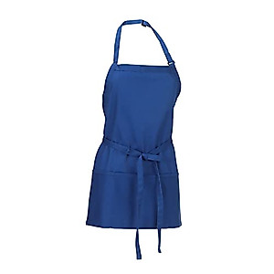 Chef Works Three Pocket Apron, Royal, One Size