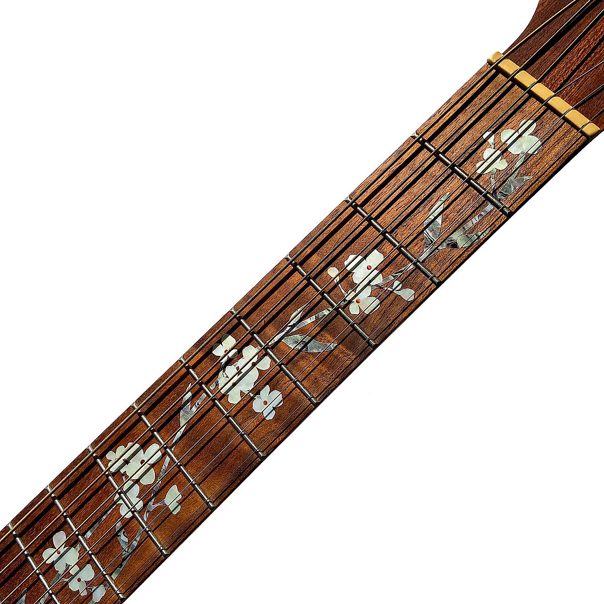 Inlay Sticker Fret Markers for Guitars - Tree of Life w/Hummingbird, FT-055TL-HM