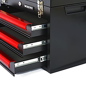 WORKPRO 408-Piece Mechanics Tool Set, General Household Home Repair Tool Kit with 3-Drawer Heavy Duty Metal Box, Hand Tool Kit Set 1 Pack
