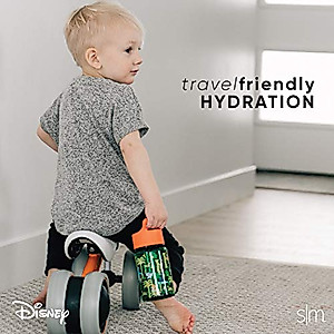 Simple Modern Disney Kids Water Bottle Plastic BPA-Free Tritan Cup with Leak Proof Straw Lid | Reusable and Durable for Toddlers, Girls | Summit Collection | 12oz, Minnie Mouse Retro