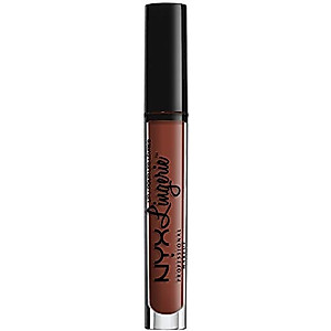 NYX PROFESSIONAL MAKEUP Lip Lingerie Matte Liquid Lipstick - Exotic, Warm Mahogany Red