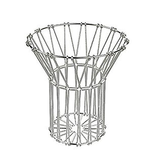 G&D GD Fruit Basket Stainless Steel Wire Fruit Bowl Vegetables Kitchen Utensil Holder Fruit Bowl Foldable Vegetable Tray Deformable Wire Fruit Basket and Serving Multipurpose for kitchen Living room