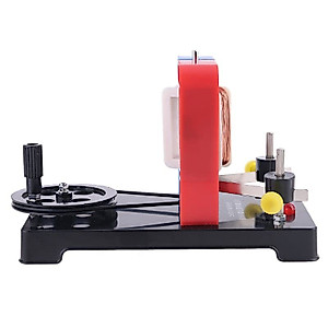 AMZOPDGS Wind Turbine Model, DIY Hand Electricity Generator Model Generator Electromagnetic Induction Experiment Education Toys
