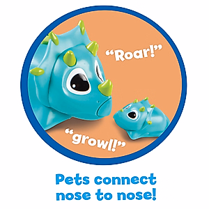 Learning Resources Coding Critters Rumble & Bumble - 23 Pieces, Ages 4+, Educational Learning Games, Screen-Free Early Coding Toy For Kids, Interactive STEM Coding Pet