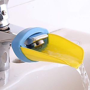 Faucet Extender (1pcs) | Easy Use for Hand Washing for Kids, Toddlers, Babies and Children | Sink Handle Extender | Fun Hand-Washing Solution | Cute Duck Mouth Design | Blue