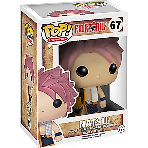 POP Fairy Tail - Natsu Funko Pop! Vinyl Figure (Bundled with Compatible Pop Box Protector Case), Multicolored, 3.75 inches