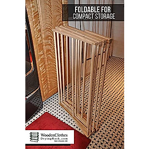 SXINDE Free Standing-Portable Garment Laundry Dryer-Collapsible Clothing Hanging Racks