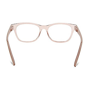 Kenneth Cole REACTION Women's KC1504-B Cat Eye Blue Light Blocking Eyewear Frames, Shiny Pink, 52mm