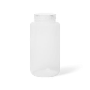 United Scientific® Unistore™ 33310 - Sample Containers with Lids - Laboratory Grade Polypropylene Wide Mouth Reagent Bottle - 32 Oz Bottles (1000ml) Multipurpose Plastic Bottles with Lids, Pack of 6