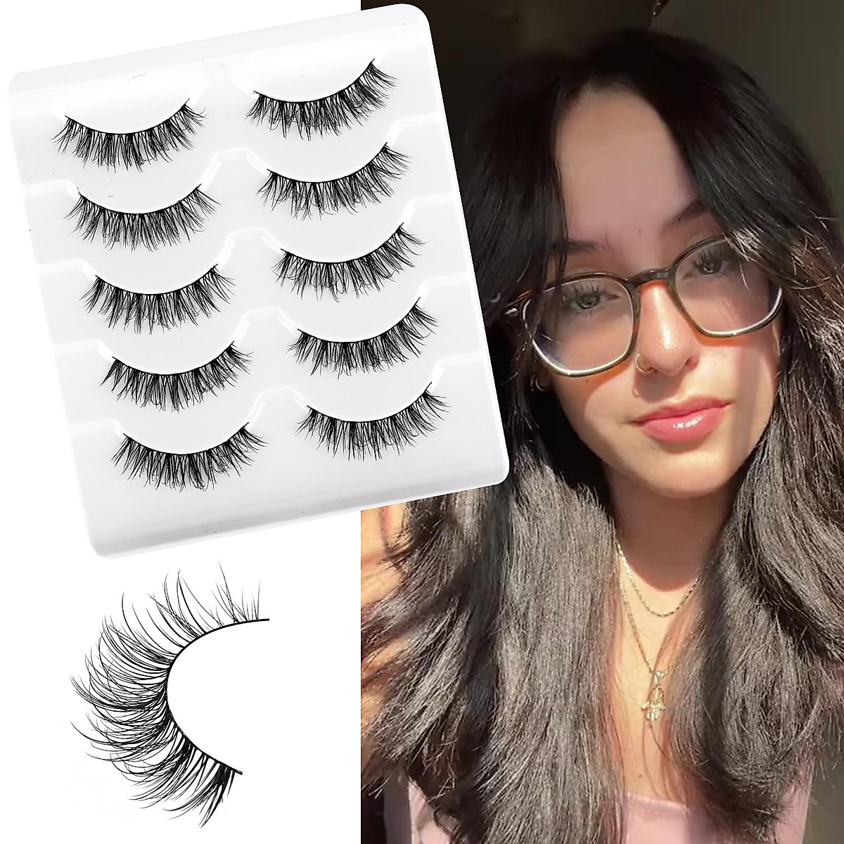 Lashes Eyelashes Lashes Wispy False Eyelashes Natural Eyelashes Mink Lashes by SPECSIE, SPECSIE #Daffodil