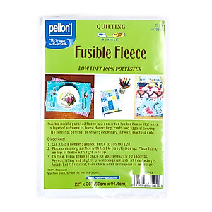 Pellon 987F Fusible Fleece 22in x 36in Package White