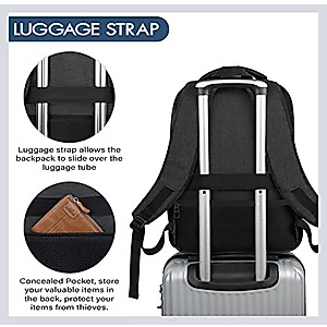 INNOSCENT Mini Smell Proof Backpack With Lock For Men/Women USB & Headphone Port (Dark Grey)