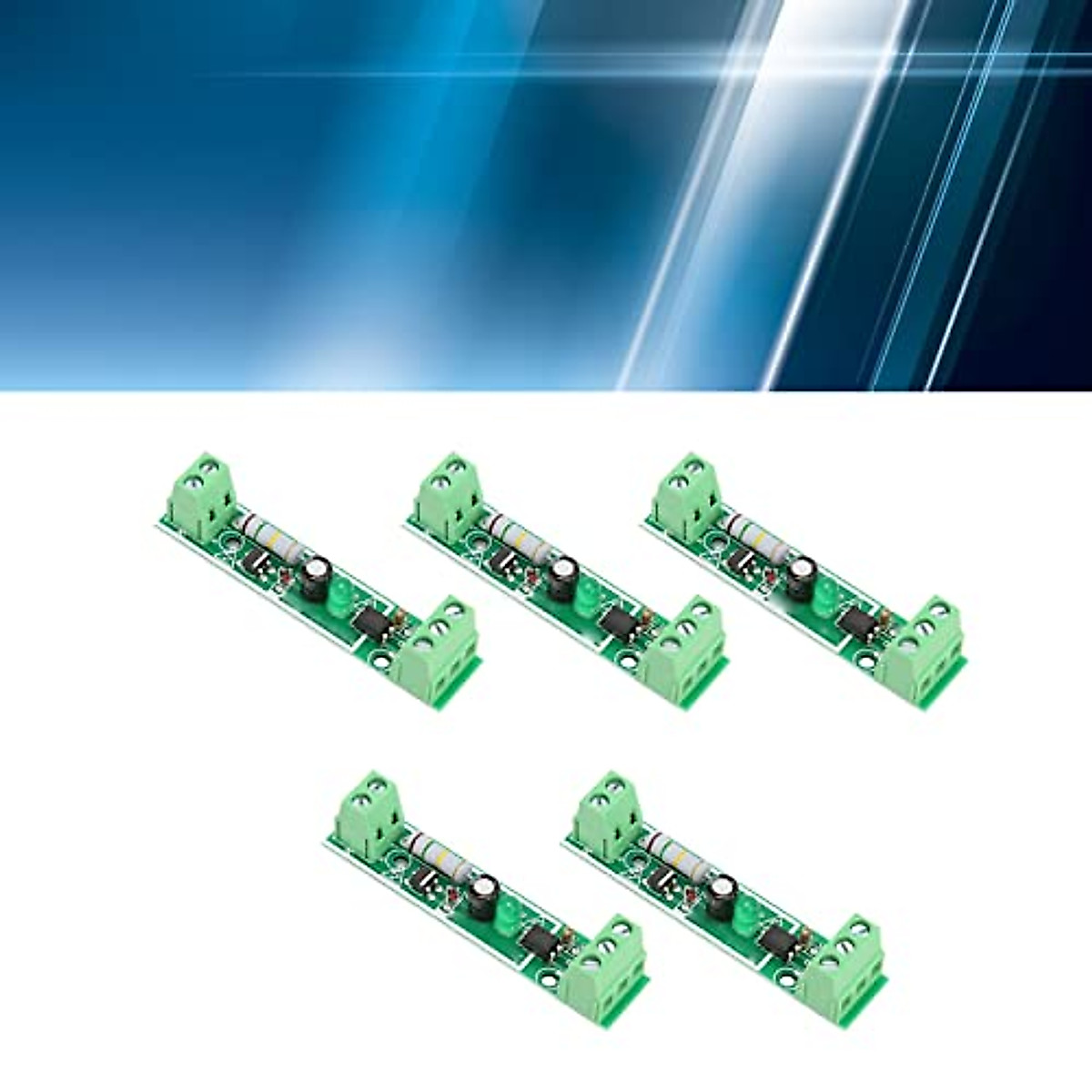 Gaeirt 1 Channel Detection Board, 5PCS Less Interference Output TTL Level Optocoupler Isolation Module for 220VAC Voltage Detection