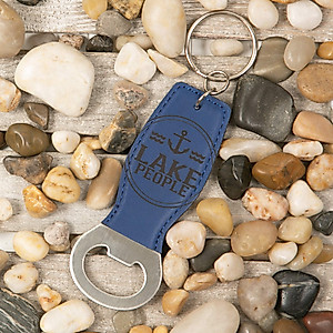 Pavilion - Lake People - Navy Blue Key Chain Bottle Opener
