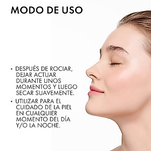 Vichy Laboratories Mineralizing Thermal Water, Hydrating Mineral Rich Facial Spray with Antioxidants to Soothe and Protect Skin, 10.1 Fl Oz (Pack of 1)