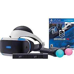 Sony PlayStation VR DriveClub Starter Bundle 4 items: VR,motion, camera and vr game disc- PSVR DriveClub [video game]