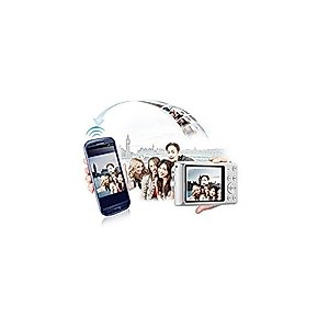 Samsung WB35F 16.2MP Smart WiFi & NFC Digital Camera with 12x Optical Zoom and 2.7" LCD (White)