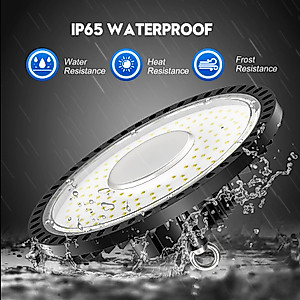 Sararoom 6Packs 150W UFO LED High Bay Light with Motion Sensor, 5000K LED Shop Light with Remote Control 3 Modes, 22500LM LED Work Shop Light with 2.5' Cable for Factories Garage Workshop