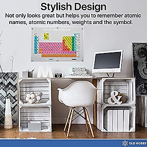 Organic Chemistry Kit (239 Pieces) and Periodic Table of Elements - Molecular Model Student or Teacher Pack with Atoms, Bonds and Instructional Guide