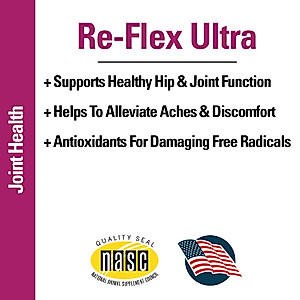 Vet Classics Re-Flex Ultra Extra-Strength Joint Support Dog Supplement – Includes MSM, Creatine, Glucosamine, Green Lipped Mussel – Supports Healthy Dog Joints – Chewable Tablets 120 Ct.
