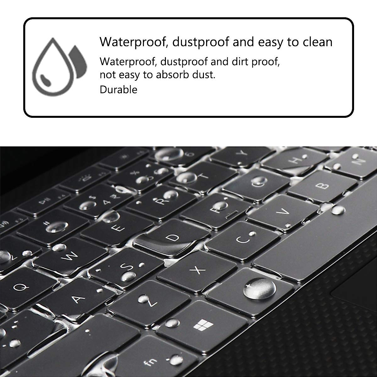 Keyboard Cover for 15.6" 16" 16.1" HP Omen Gaming 15-ek 15-en 16-xf 16-wf 16-xd 16-u 16-b/n/k Series 15-en1010nr 15-ek0013dx 16t-u000 16-u0097nr 16-xf0033dx 16-wf0097nr 16-u1047nr 16z-xd000 16t-b100