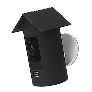 HOLACA Water-Proof Silicone Cover Protective Case for Ring Stick Up Cam Battery HD Security Camera(3rd Generation) - Anti-Scratch Protective Cover for Full Protection (Black)