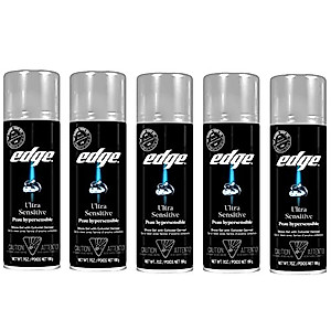 Edge Shave Gel, Fragrance Free, Ultra Sensitive 7 oz Pack of 5