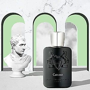 PARFUMS de MARLY - Carlisle - 4.2 Fl Oz - Eau De Parfum For Men - Top Notes Green Apple, Nutmeg, Saffron - Heart Notes Tonka Bean, Rose, Osmanthus, Davana - Base Notes Vanilla, Patchouli - 125ml