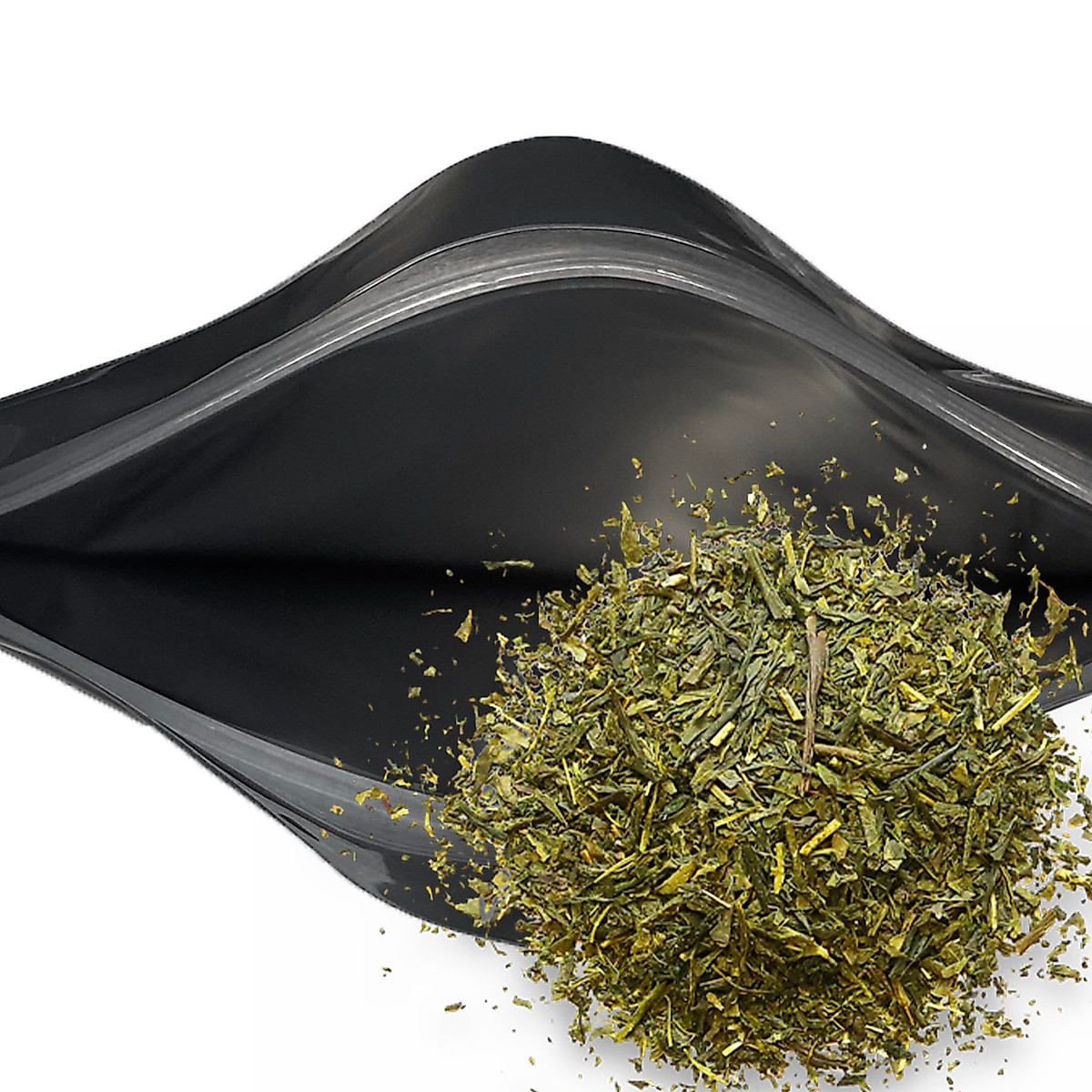 COLSEN 3 x 4 Inches 400 Pack (28 g or 1 oz) Smell Proof Mylar Resealable Foil Pouch Bags - Food Storage Airtight Multi Purpose Zipper Candy Bags for Small Business (Matte Black with Clear Window)