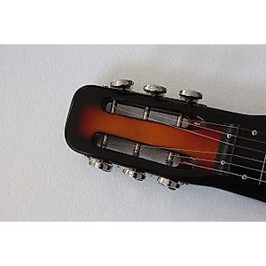 Musoo 6 String Slotted Head Stock Electric Lap Steel Slide Guitar Sunburst Color