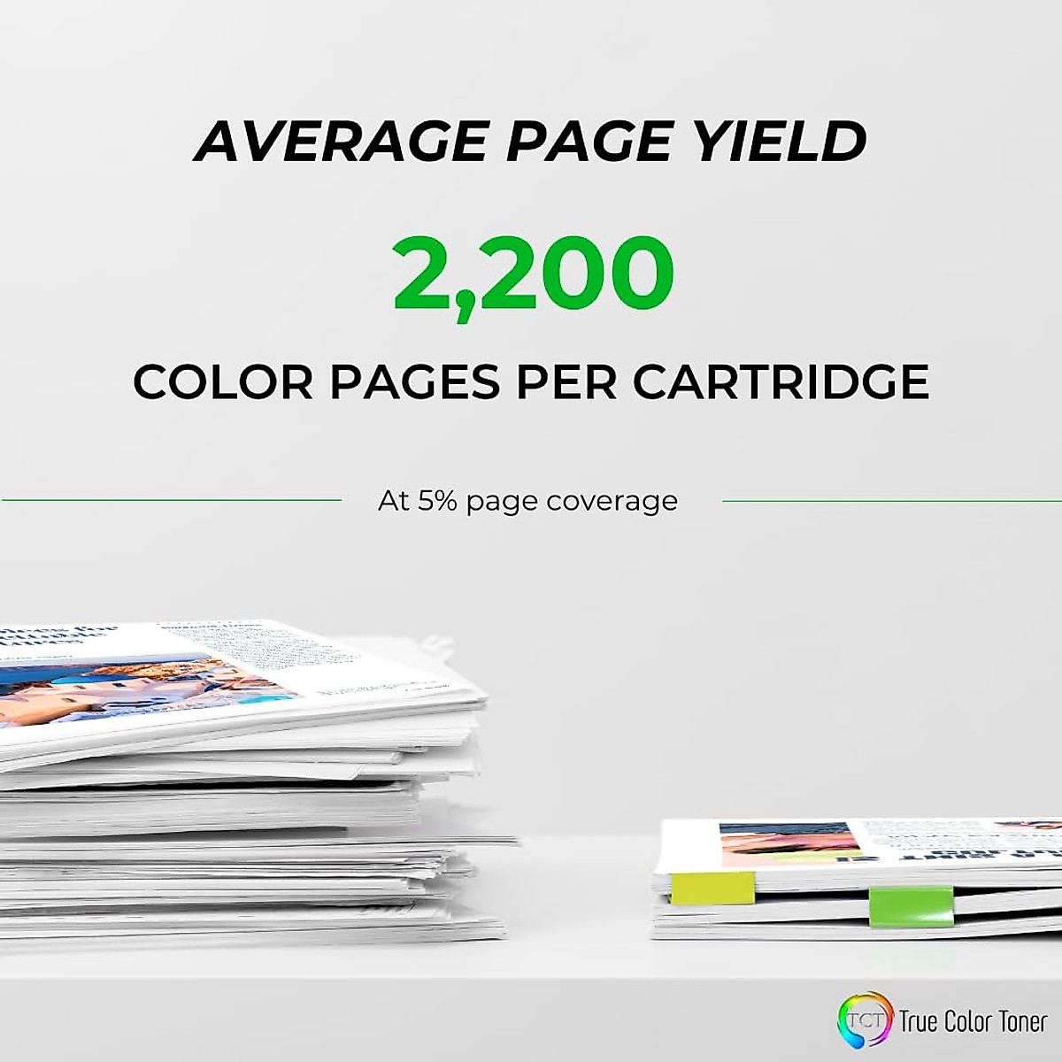 TCT 045X Color Toner Cartridge 3 Pack - Premium Compatible Replacement for Canon 045H High Yield Works with Canon Color ImageClass MF634CDW MF632CDW LBP612CDW Printers (Cyan Magenta Yellow)