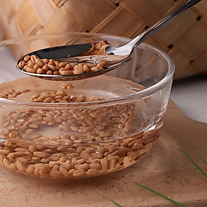 HANSGO Serving Spoons, 4 Pieces Large Stainless Steel Serving Spoons Set Includes 2 Serving Spoon and 2 Slotted Spoons for Buffet Party Restaurant