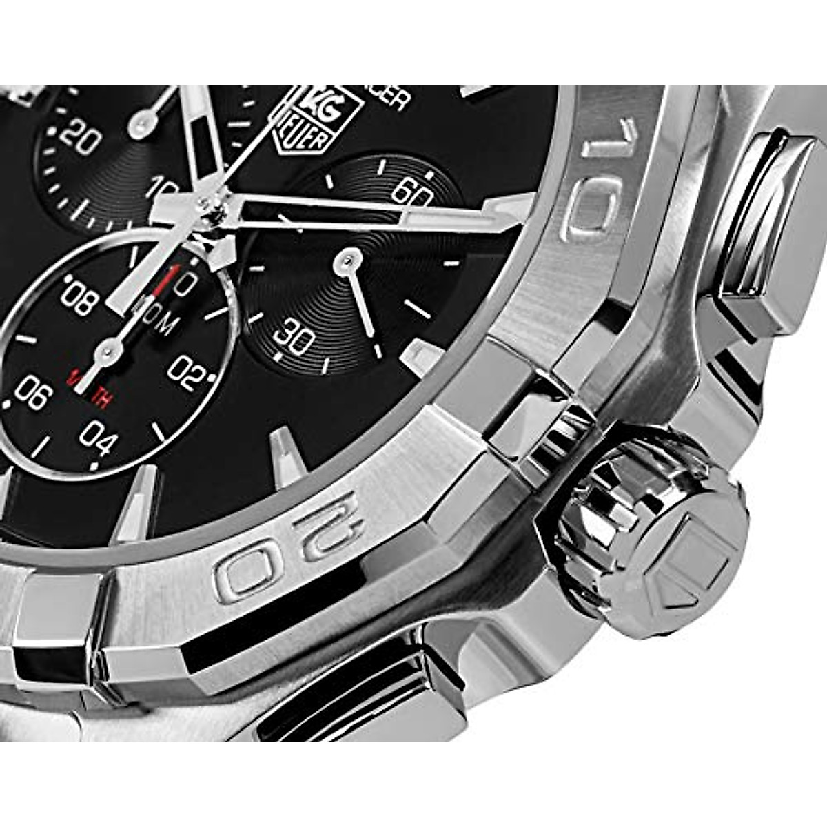 TAG Heuer Men's CAY1110.BA0927 Aquaracer Analog Display Swiss Quartz Silver Watch