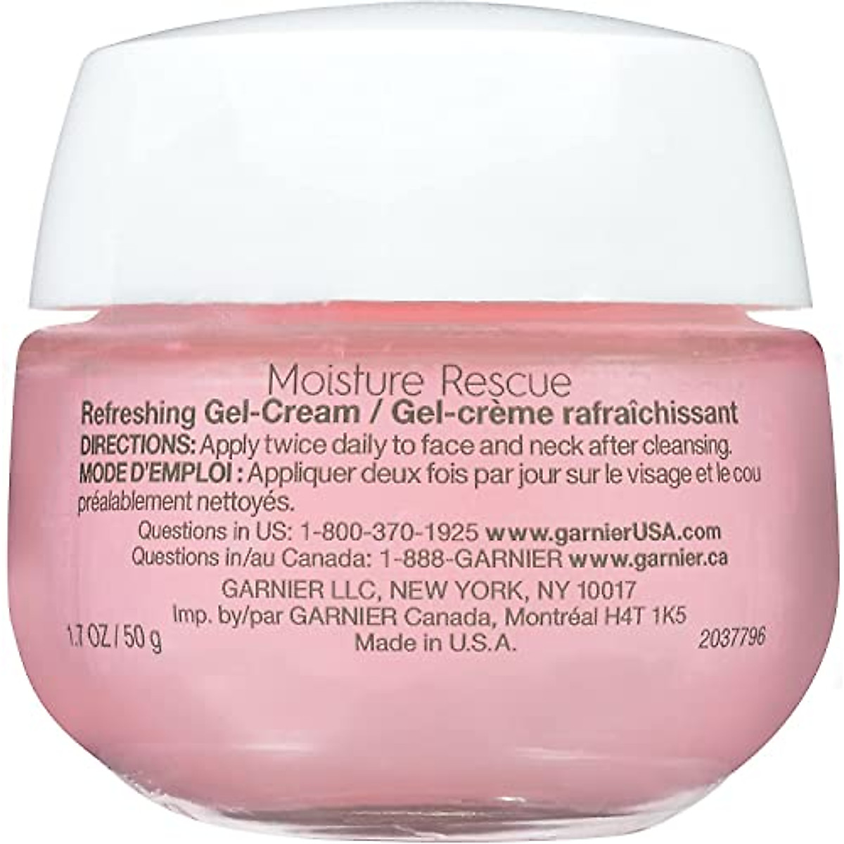 Garnier SkinActive Moisture Rescue Refreshing Gel-Cream for Dry Skin, 1.7 Ounces