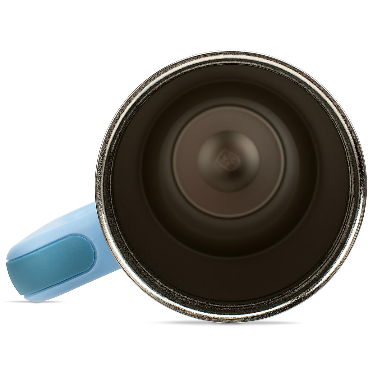 Elanze Designs You Got This! Motivation 40 oz. Stainless Steel, Large Water Bottle Coffee Mug, Spill & Leak Resistant, Thermal Travel Tumbler with Handle, Lid & Straw, Blue