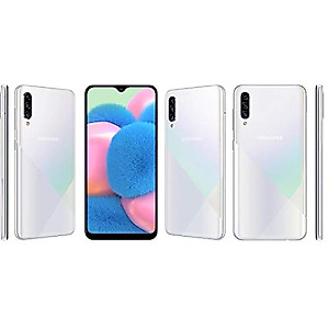 Samsung Galaxy A30S A307G 64GB Unlocked GSM Dual SIM Phone (Prism Crush White)