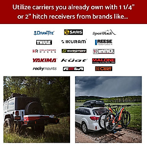 TOP SHELF Motorized Overhead Garage Storage System - Electric Lift Storage Rack Compatible with 2” Hitch-Mounted Attachments - Cargo Carrier, Kayak & SUP Storage, Bike Storage The Lift 400-12ft